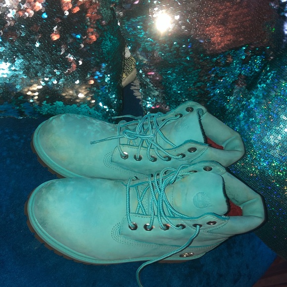 Timberland | Shoes | New Teal Color Timberland Boots | Poshmark